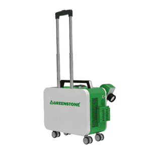 Customizable Greenstone Trolley Pulsed Fiber Laser Cleaning Machine ...